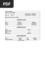 Blood Group Report Template | PDF