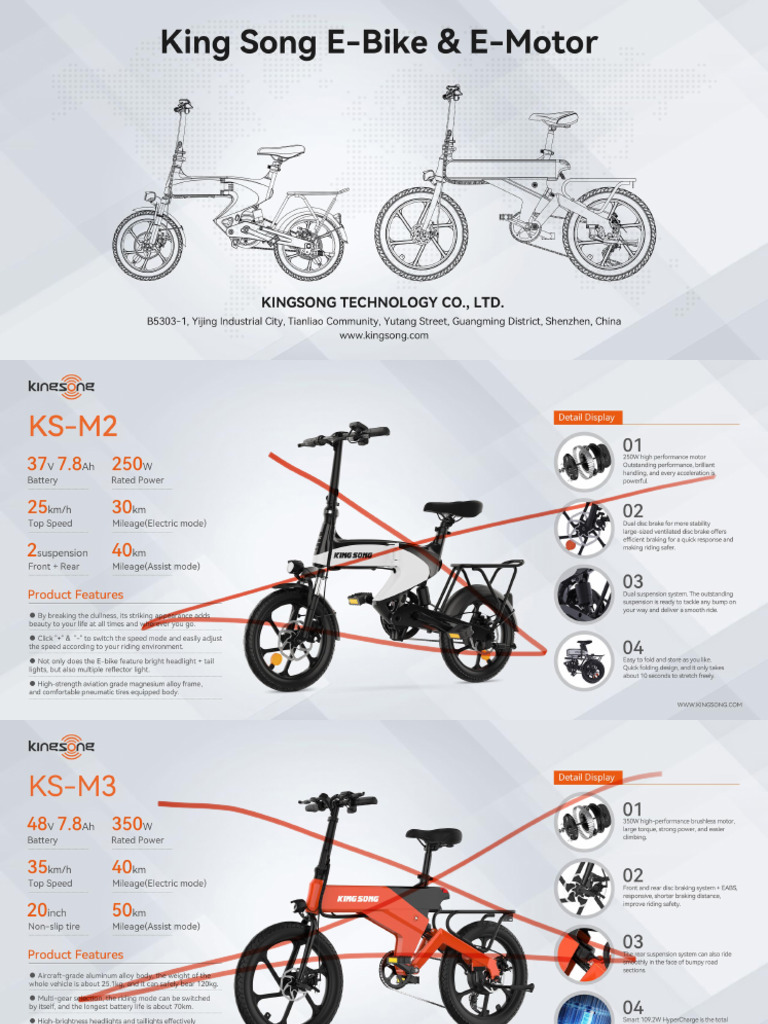 Kingsong Eletric Ebike MARCADO | PDF