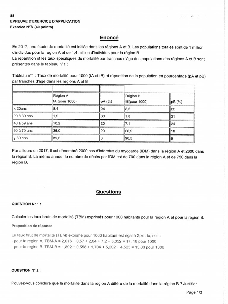 Exercice-VE3 - Propositionreponse TD1 | PDF
