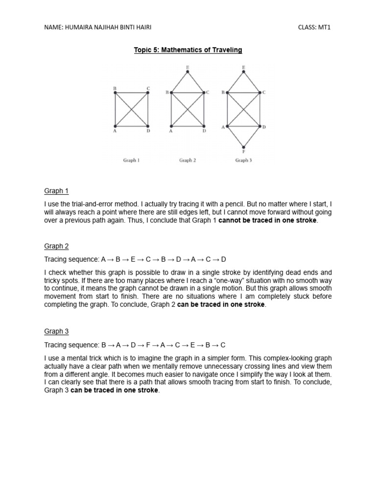 Mathematics of Travelling | PDF