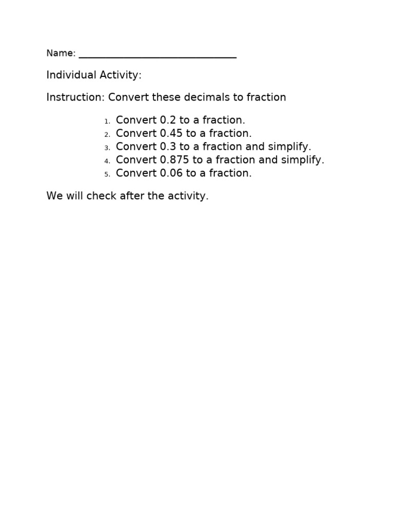 Q4 COT DLP Math 4 Wk 6 - Individual Activity | PDF