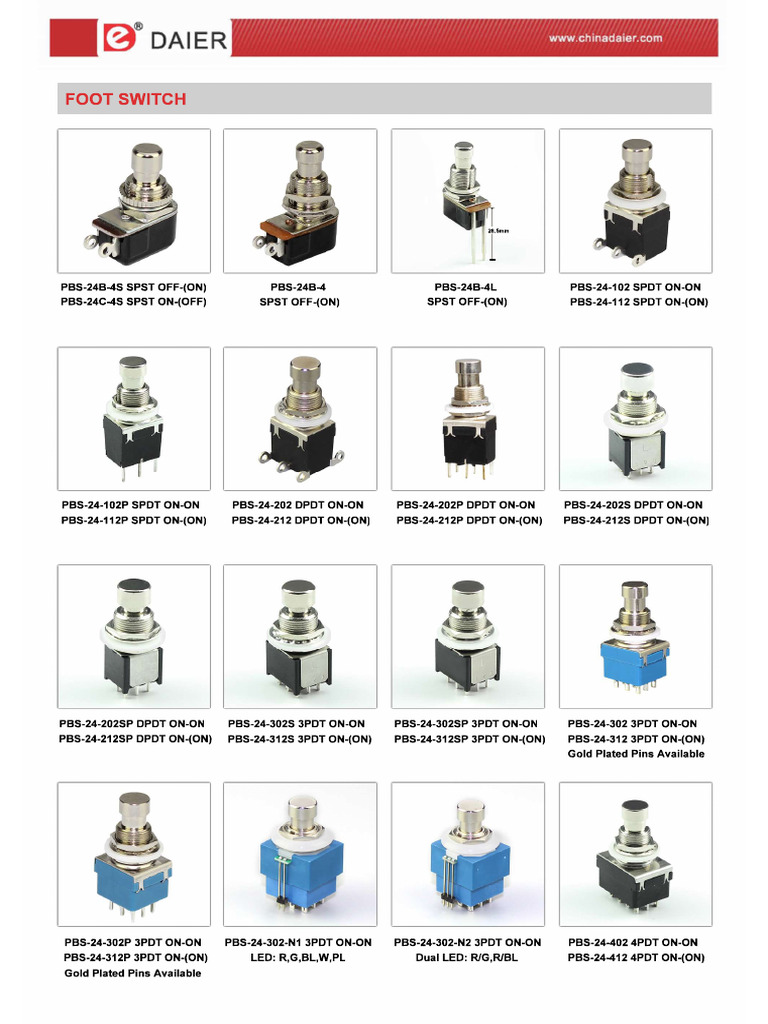 Daier Pedal Parts | PDF