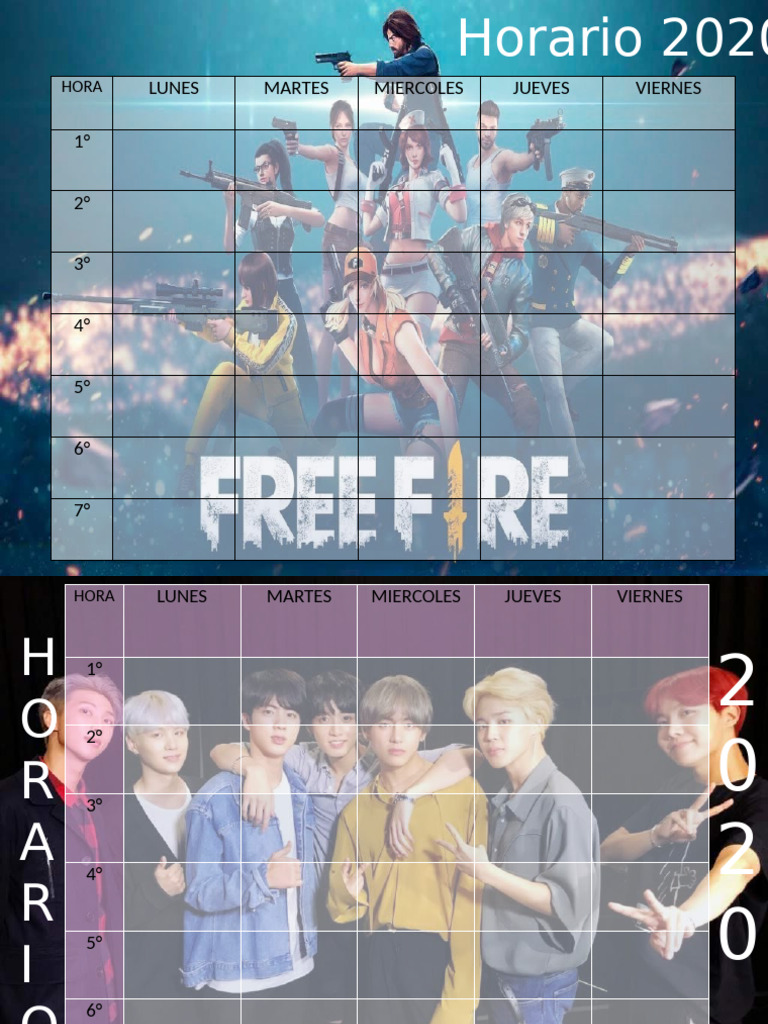 Horario Escolar 2020 Semanal | PDF