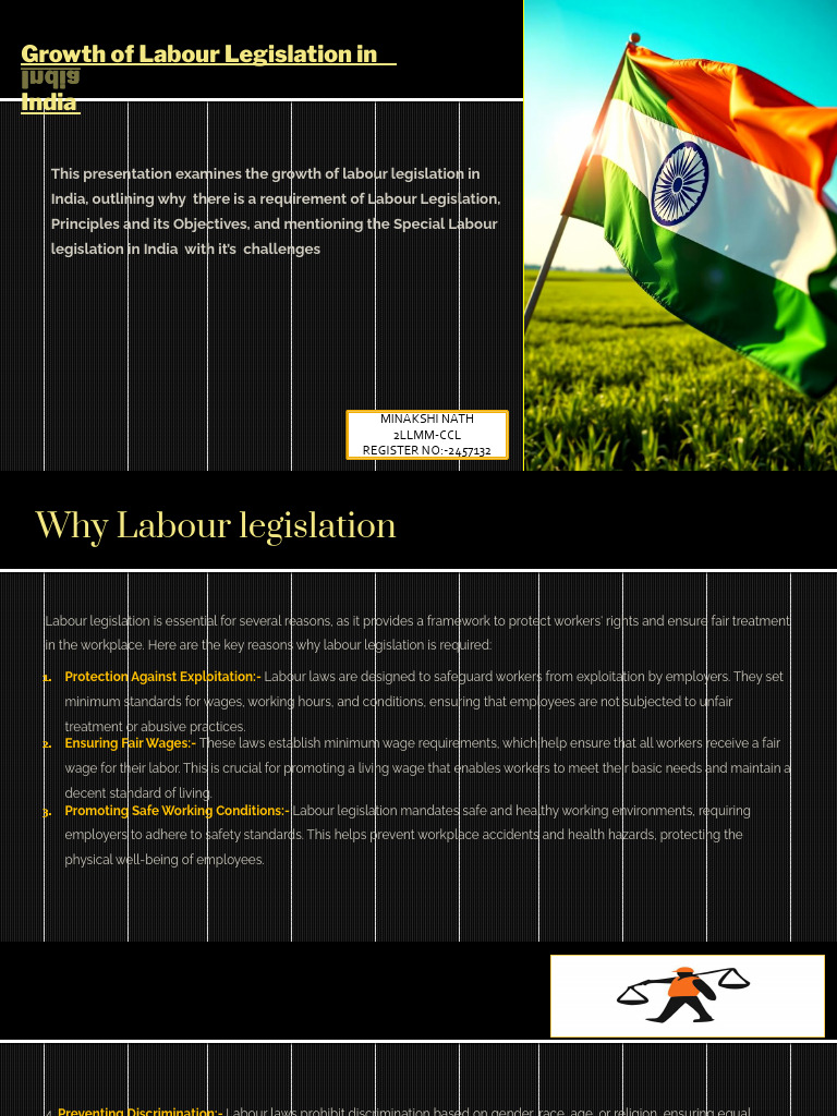(Main) Growth-of-Labour-Legislation-in-India | PDF | Labour Law ...