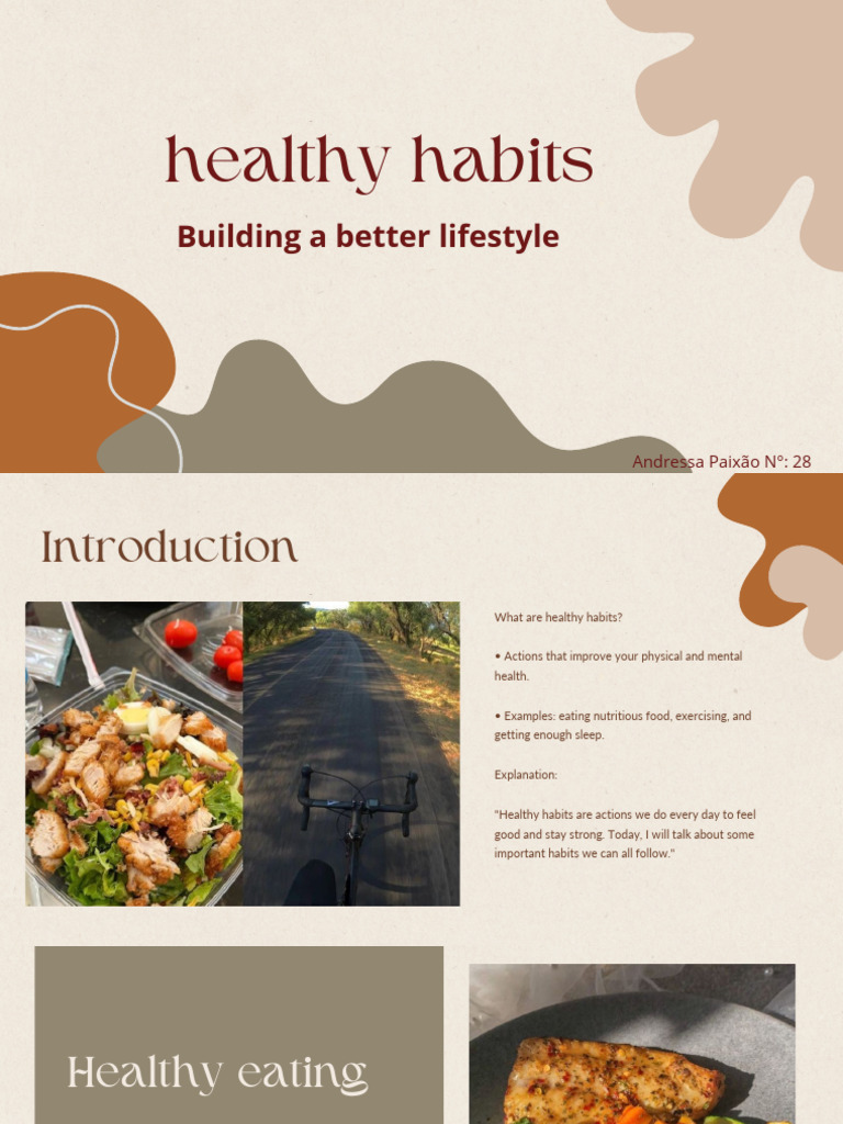 Healthy Habits | PDF