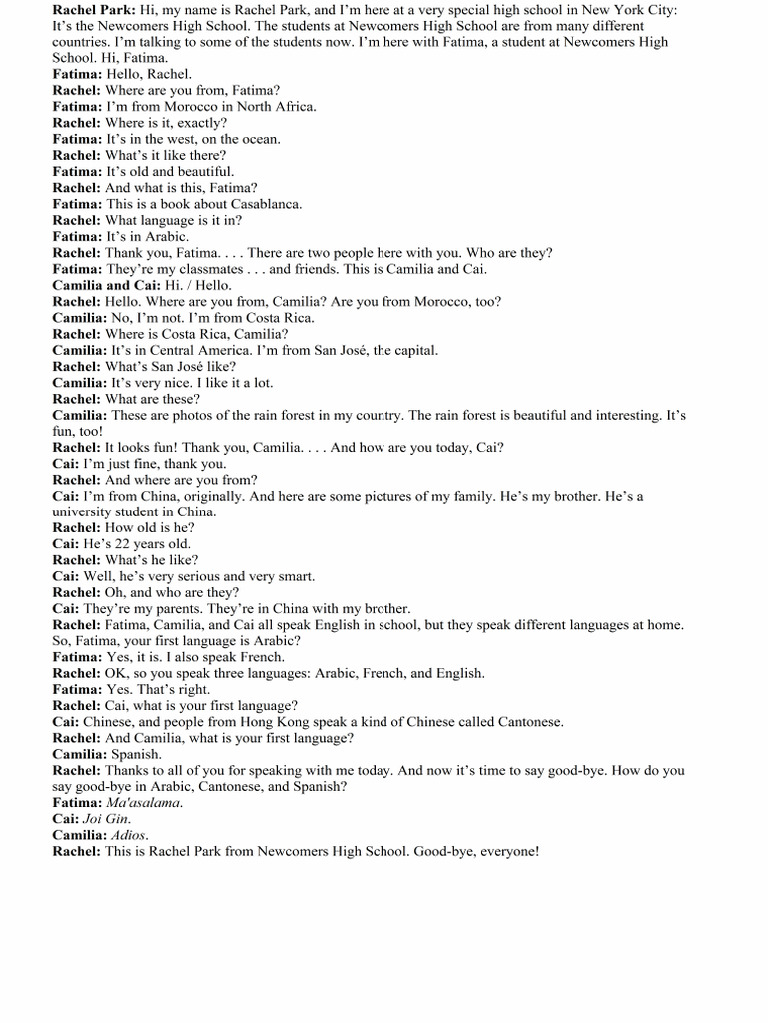 Intro - Unit 3 - Video Script | PDF