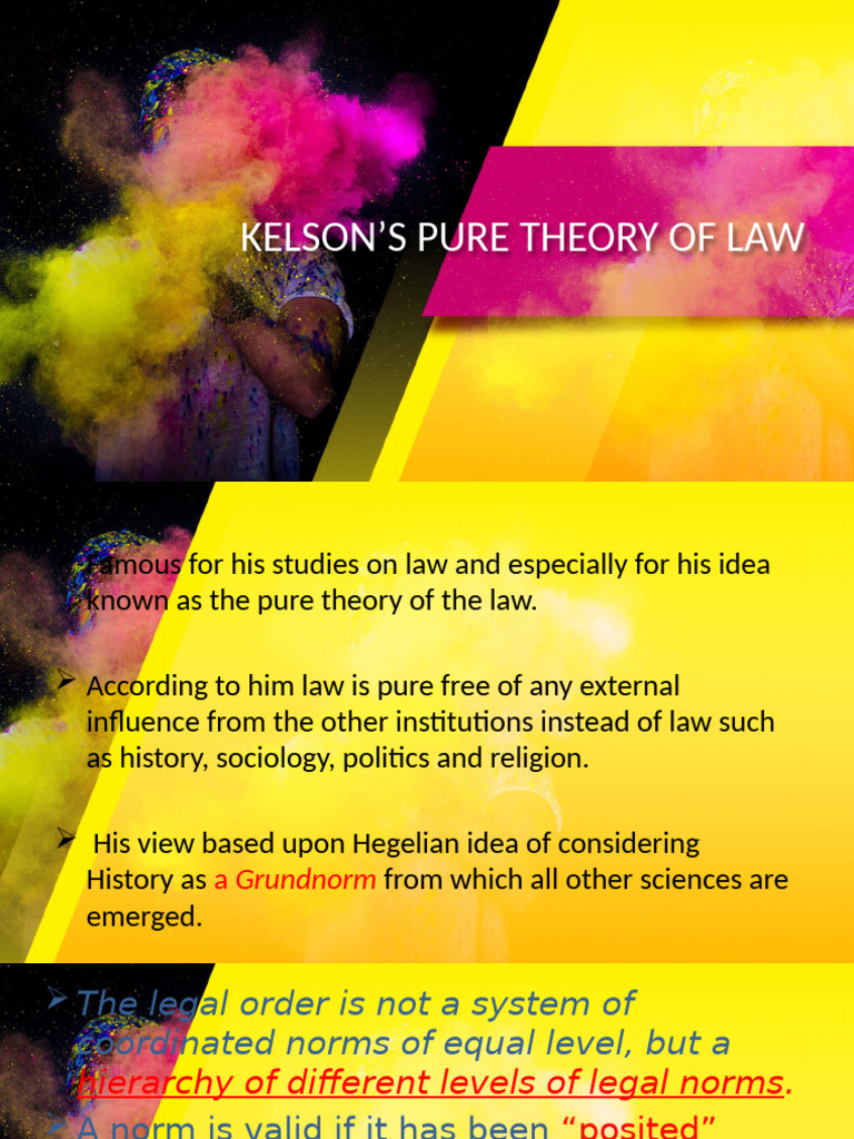 Kelsen's Pure Theory of Law Explained | PDF | Liberal Arts Education