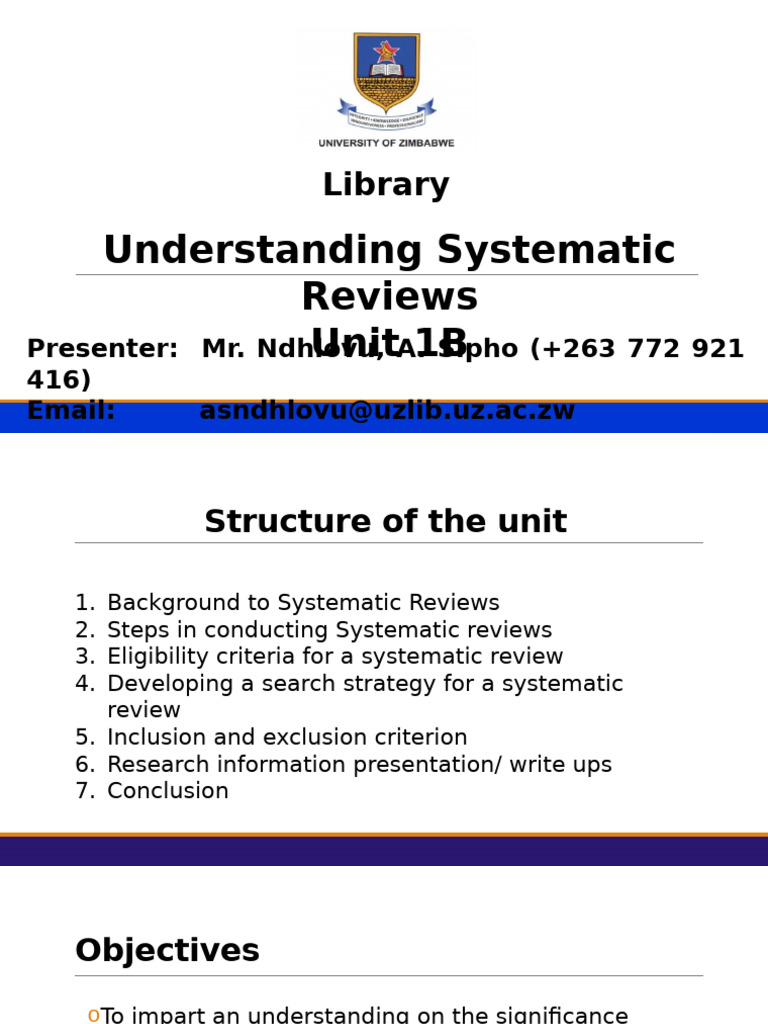 Systematic Reviews: A Comprehensive Guide | PDF | Systematic Review ...