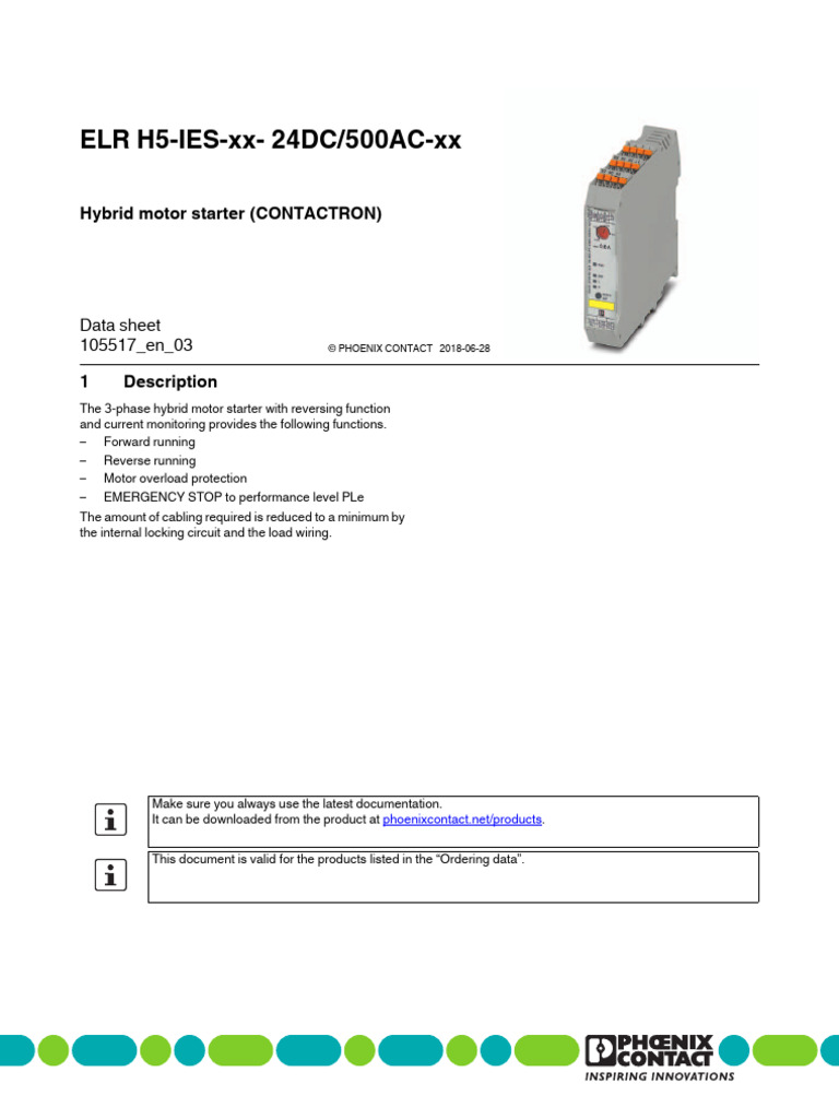 DB en Elr h5 Ies PT 24dc 500ac 105517 en 03 | PDF | Computer ...