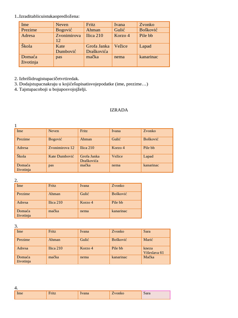 sara marić inf 1 | PDF