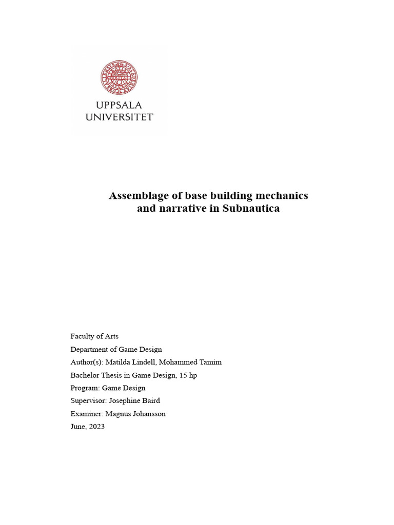 FULLTEXT01 | PDF | Narrative | Data