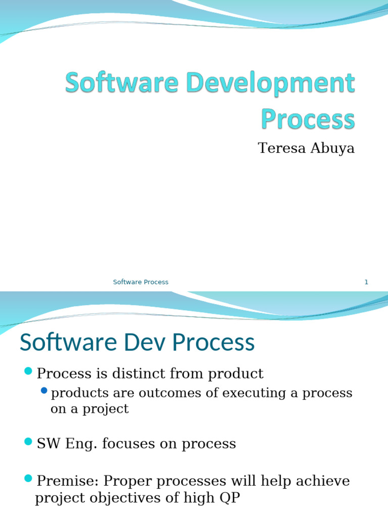 Lect - 1B SW Processes | PDF | Software Development Process | Software Prototyping