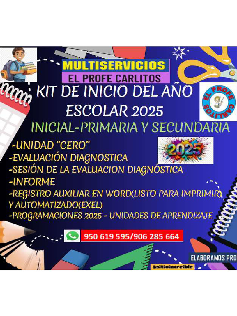 Programacion Anual de Computacion - 2do -2025 | PDF