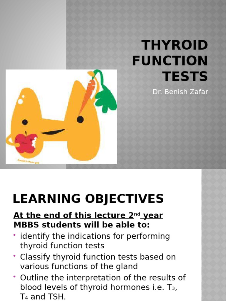 Thyroid Function Tests | PDF
