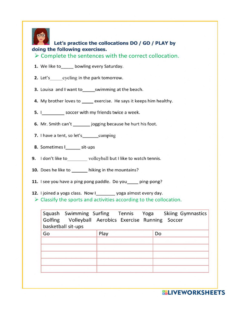 Do Play Go One Activity and Chart | PDF