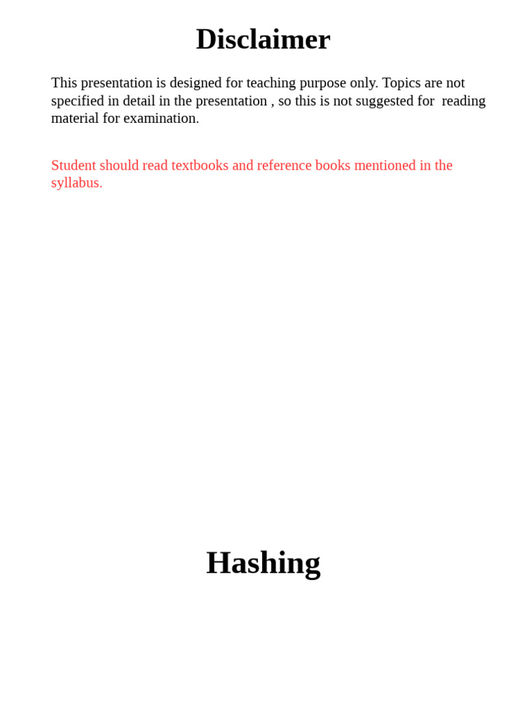 Hashing New Pdf Algorithms And Data Structures Computer Programming 