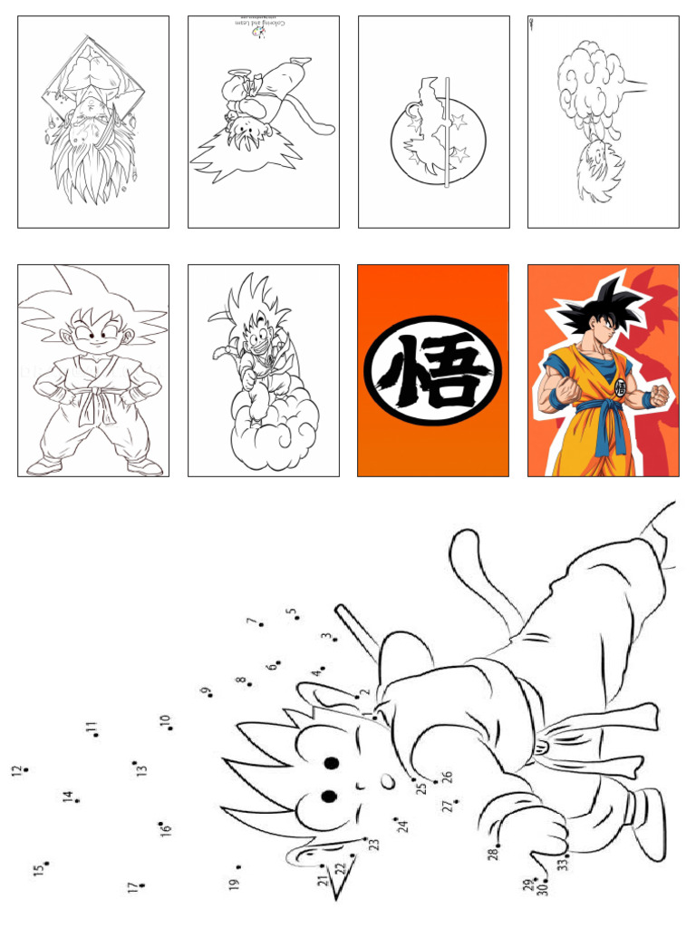 Libro de Colorear Mini GOKU | PDF