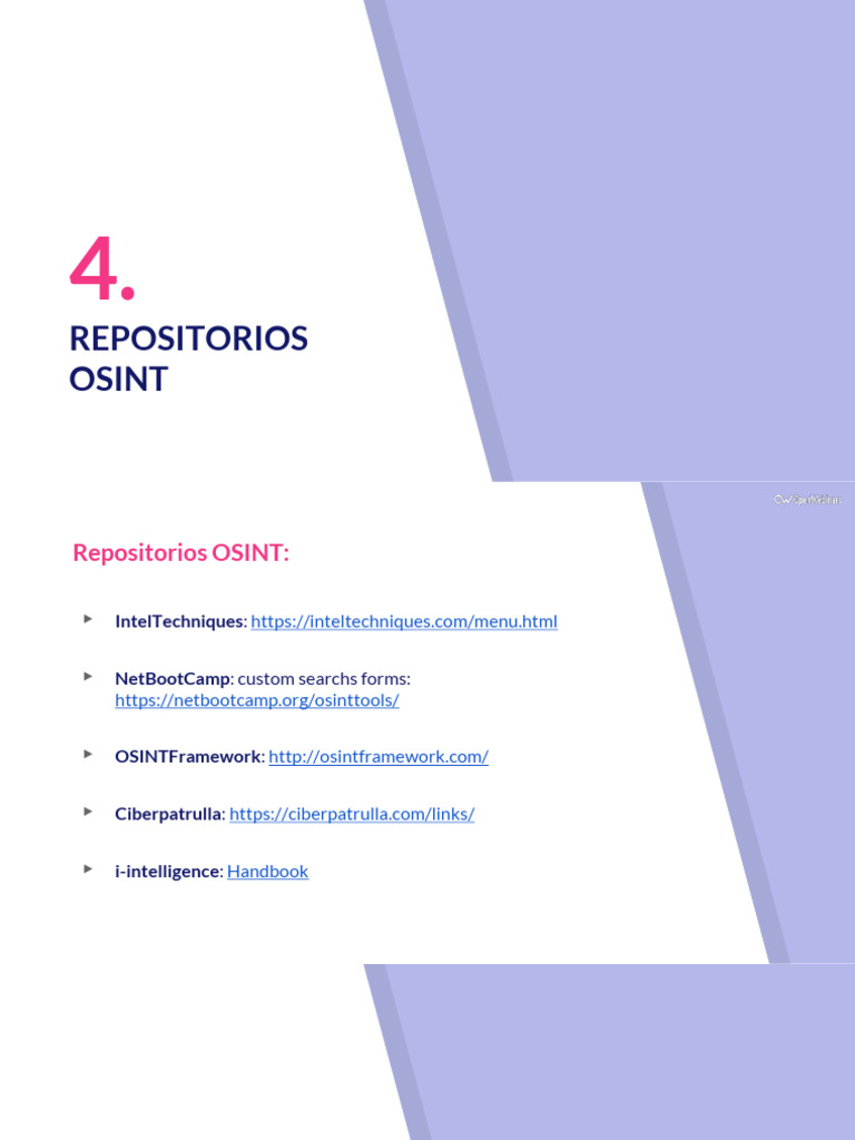 5.4 Repositorios OSINT | PDF