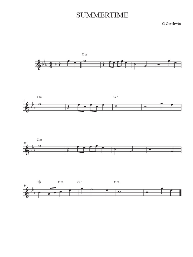 Summertime en CM - Conducteur | PDF