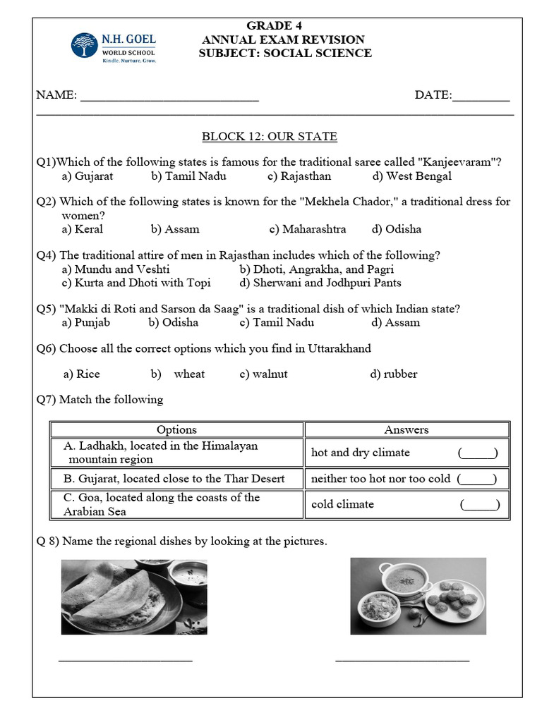Merged Grade 4 Worksheets | PDF | Train | Earth Sciences