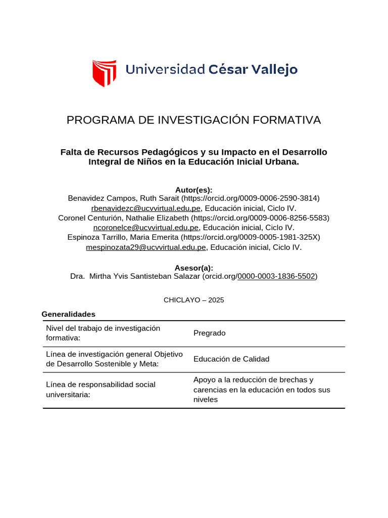 Esquema TIF Del Nivel II | PDF