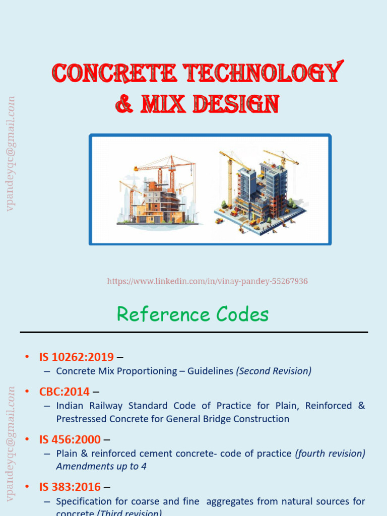 Concrete Technology and Mix Design | PDF | Concrete | Cement