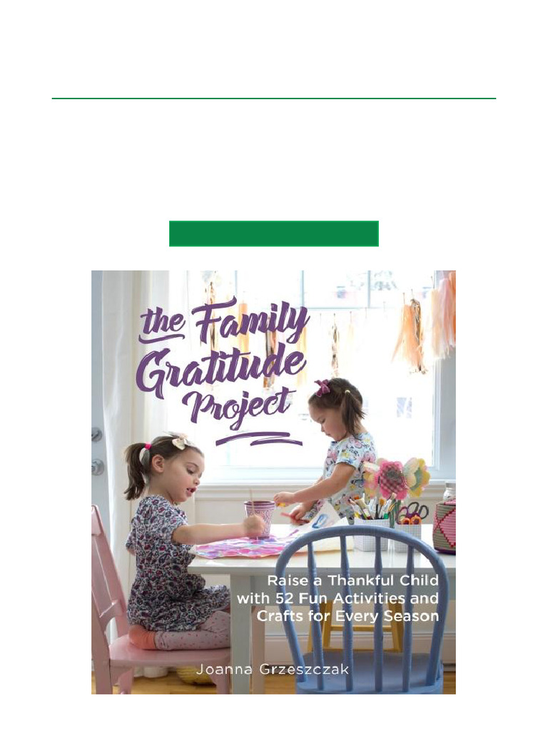 Family Gratitude Project Activities | PDF