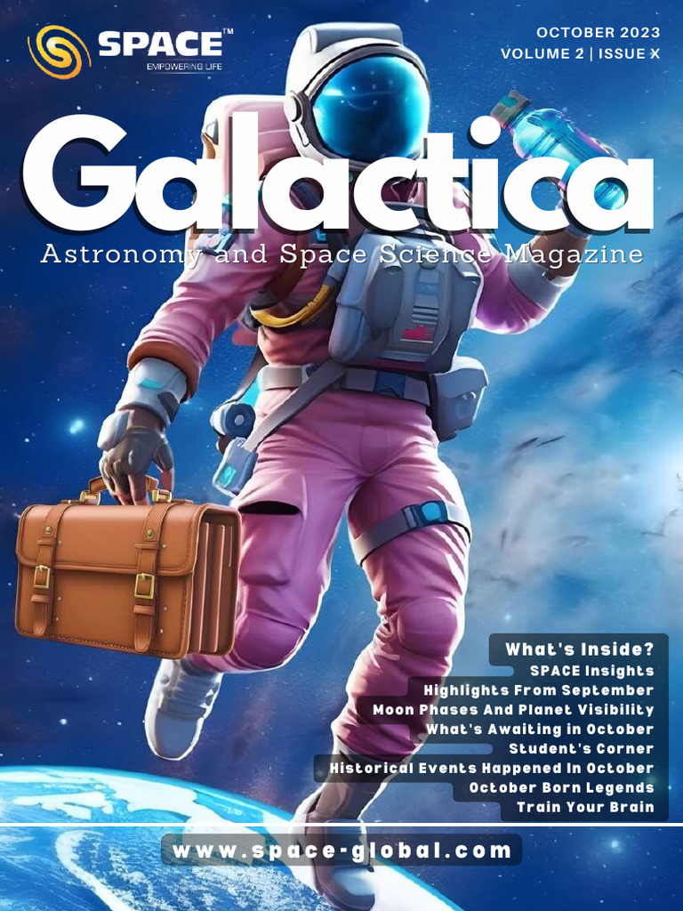 Galactica Astronomy Magazine-October 2023-1 | PDF | Mars | Sun