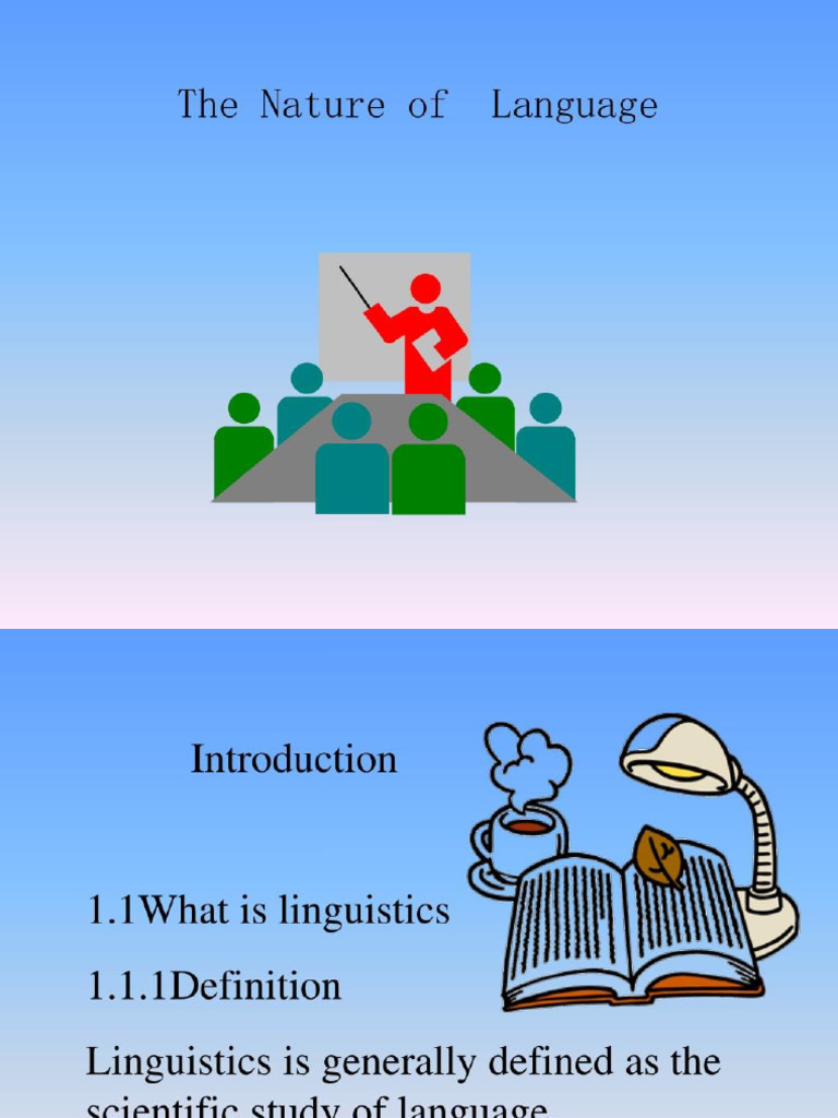 Nature of Language | PDF