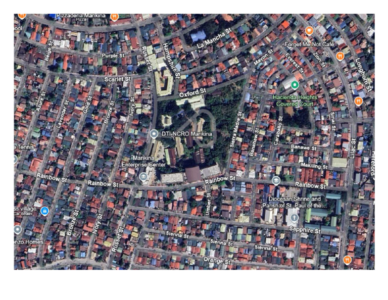 Marikina Map - Russet St. | PDF