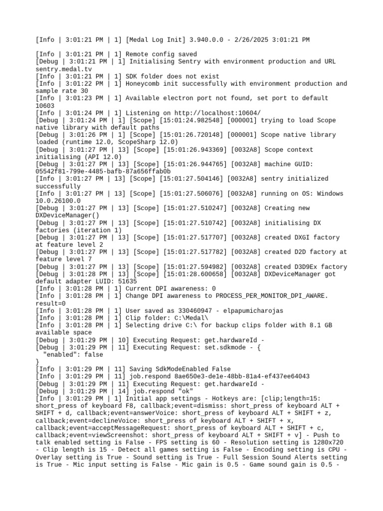 Medal Log 20250226 | PDF | Keyboard Shortcut | Computing