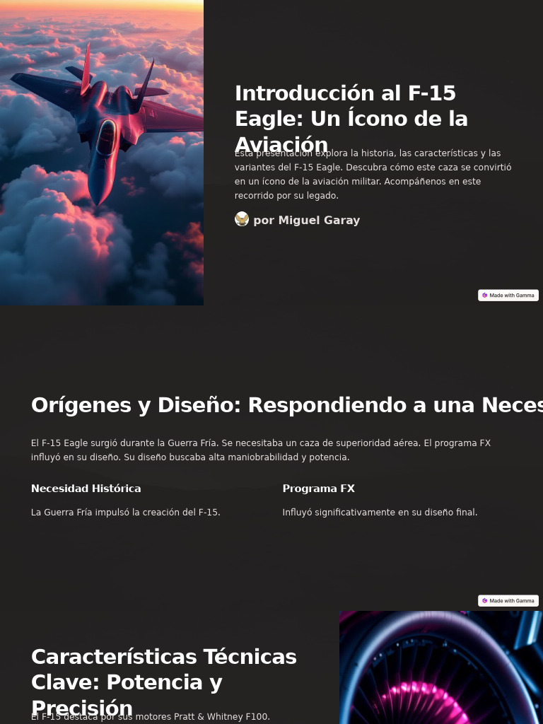 Introduccion Al F 15 Eagle Un Icono de La Aviacion | PDF | Mc Donnell ...