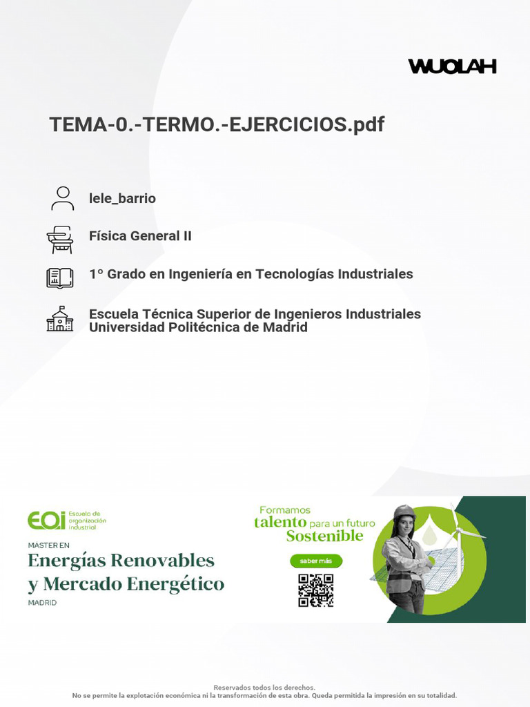 wuolah-free-TEMA-0.-TERMO.-EJERCICIOS | PDF