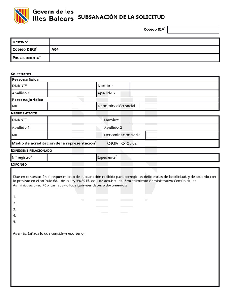 Subsanación de La Solicitud | PDF | Justicia | Crimen y violencia