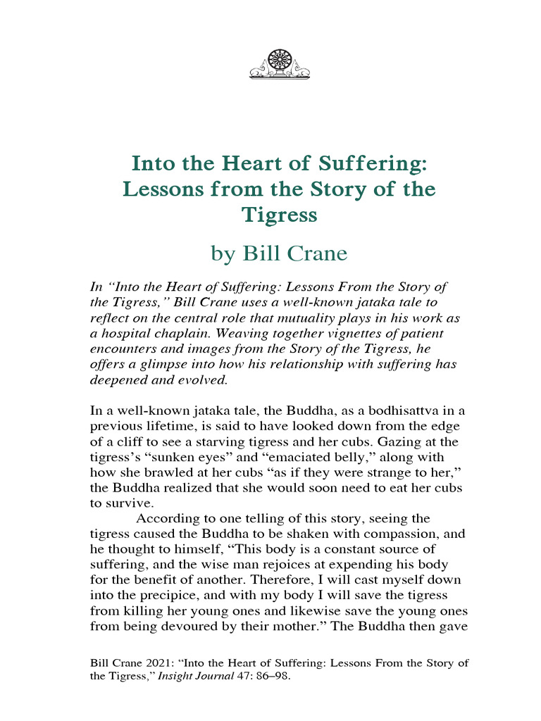 Story of the Tigress | PDF | Prayer | Meditation