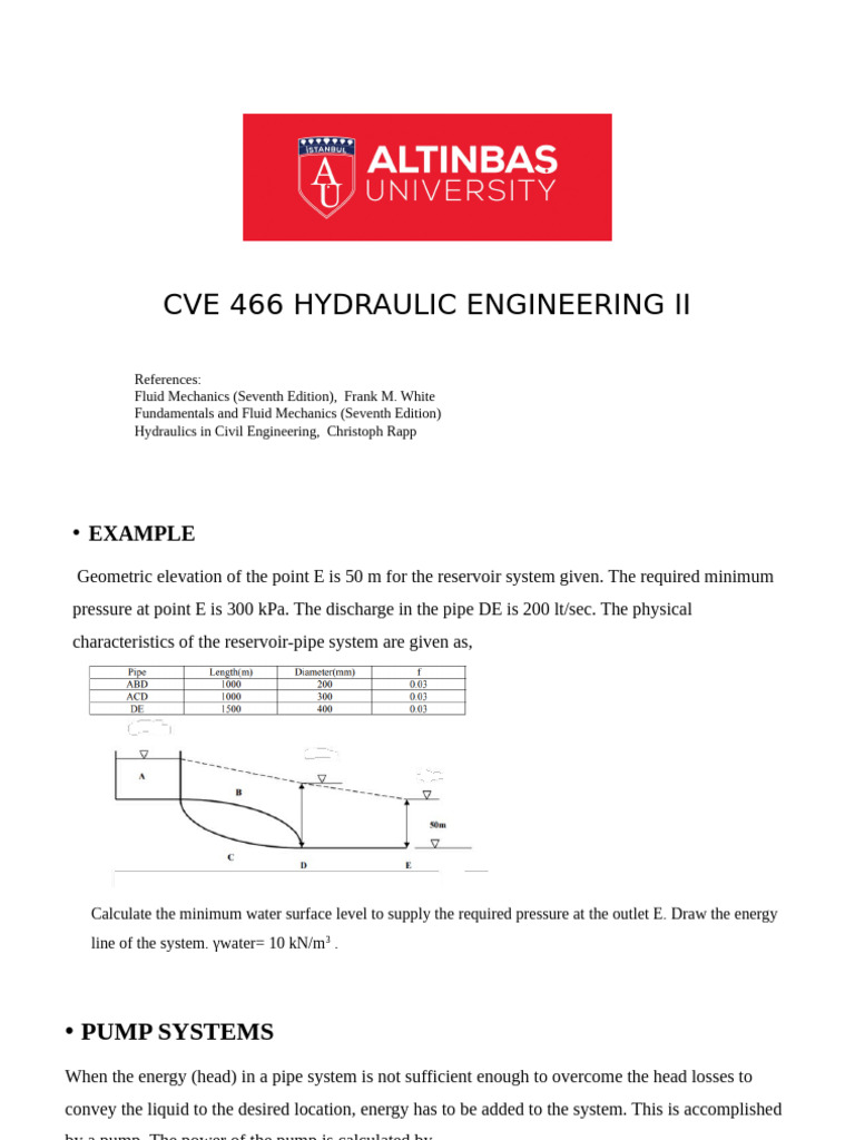 Hydraulic Engineering Fundamentals | PDF | Pump | Soft Matter