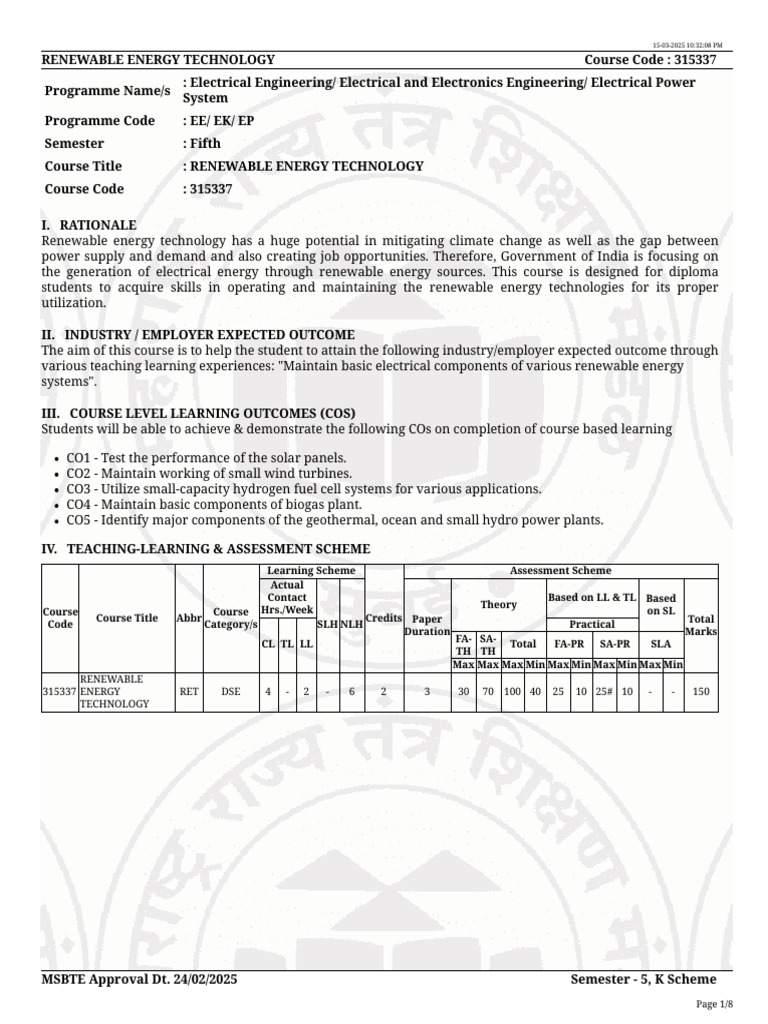 315337-Renewable Energy Technology | PDF | Anaerobic Digestion | Solar ...