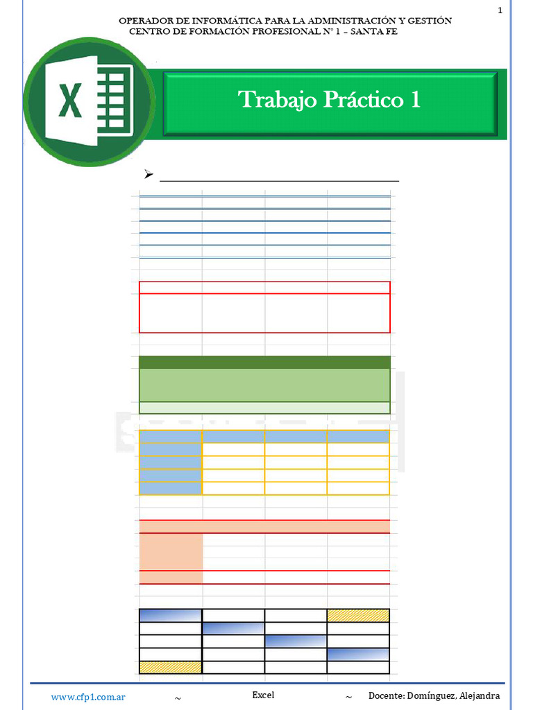Trabajo Práctico 1 Excel Basico | PDF