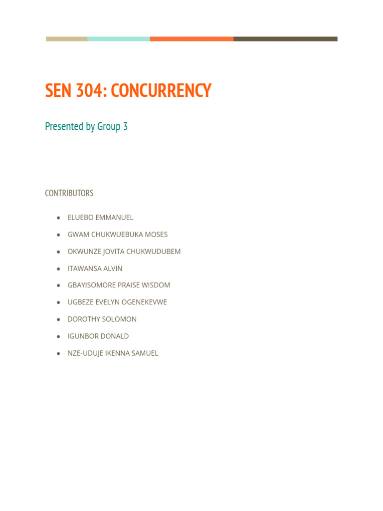 Concurrency: Threads vs. Processes Explained | PDF | Parallel Computing ...