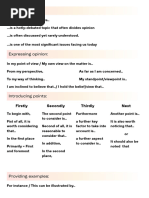 Counterclaim Sentence Starters | PDF | Games & Activities | Self ...