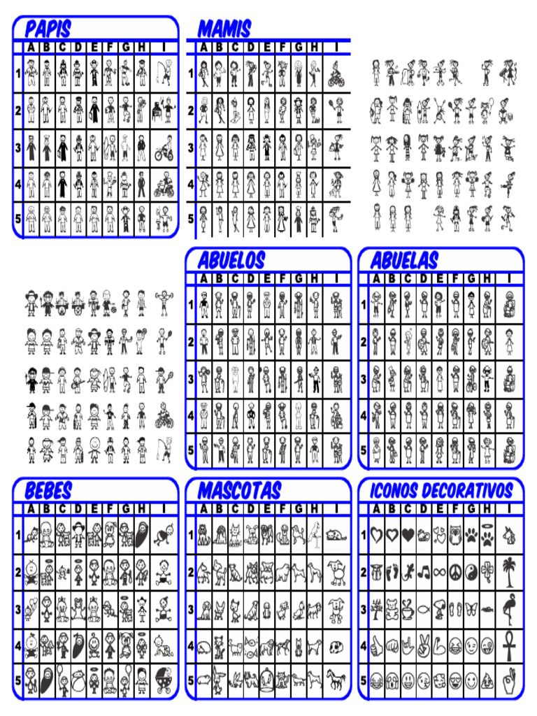 Calcomania de Familias | PDF
