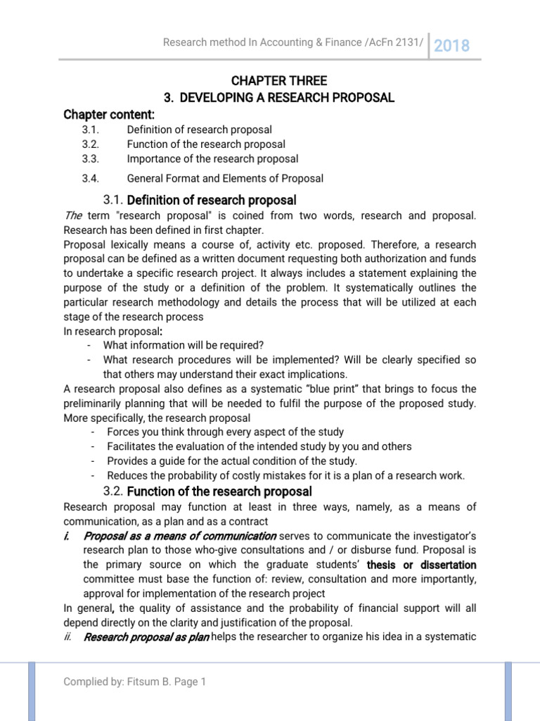 HUC Research Method CH 3 New | PDF