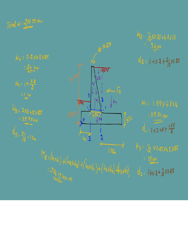 Retaining Wal 1 | PDF