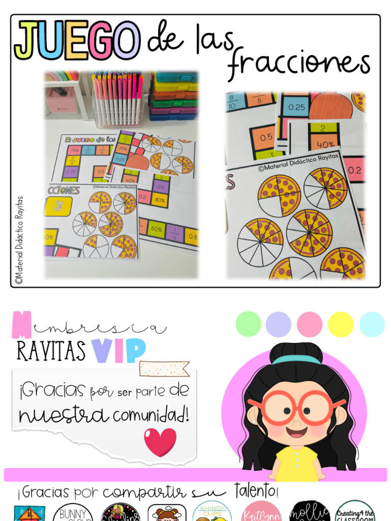 Juego - Las Fracciones | PDF