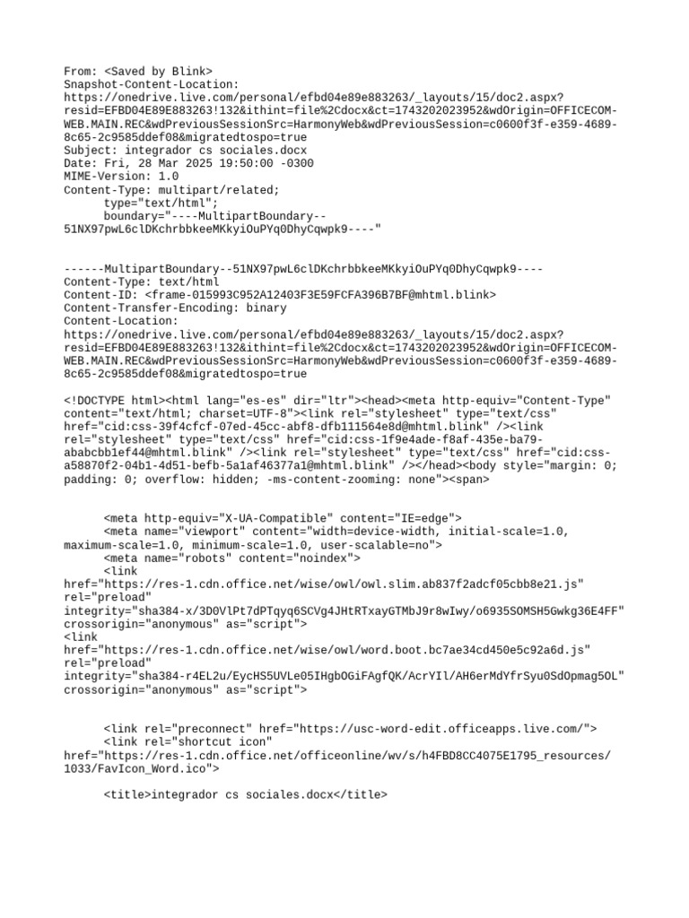 Integrador Cs Sociales | PDF | World Wide Web | Internet & Web