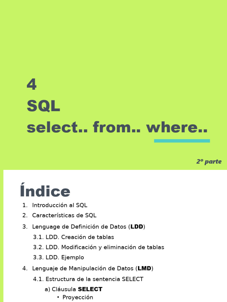 Funciones y Consultas en SQL | PDF | SQL | Software de gestión de datos