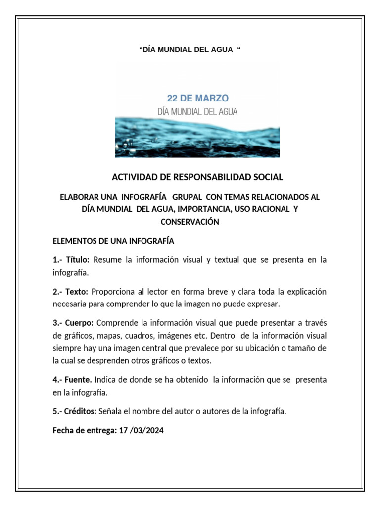 Ars Infografia Día Mundial Del Agua | PDF