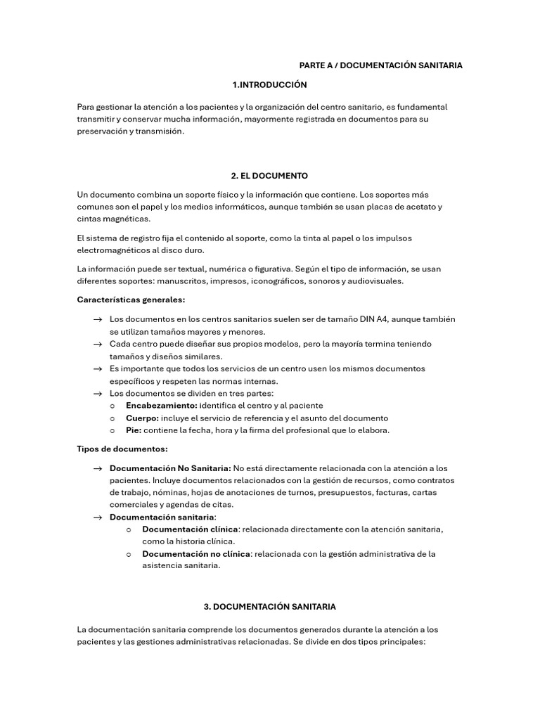 Resumen Ud4 Pa | PDF | Historial médico | Cuidado de la salud