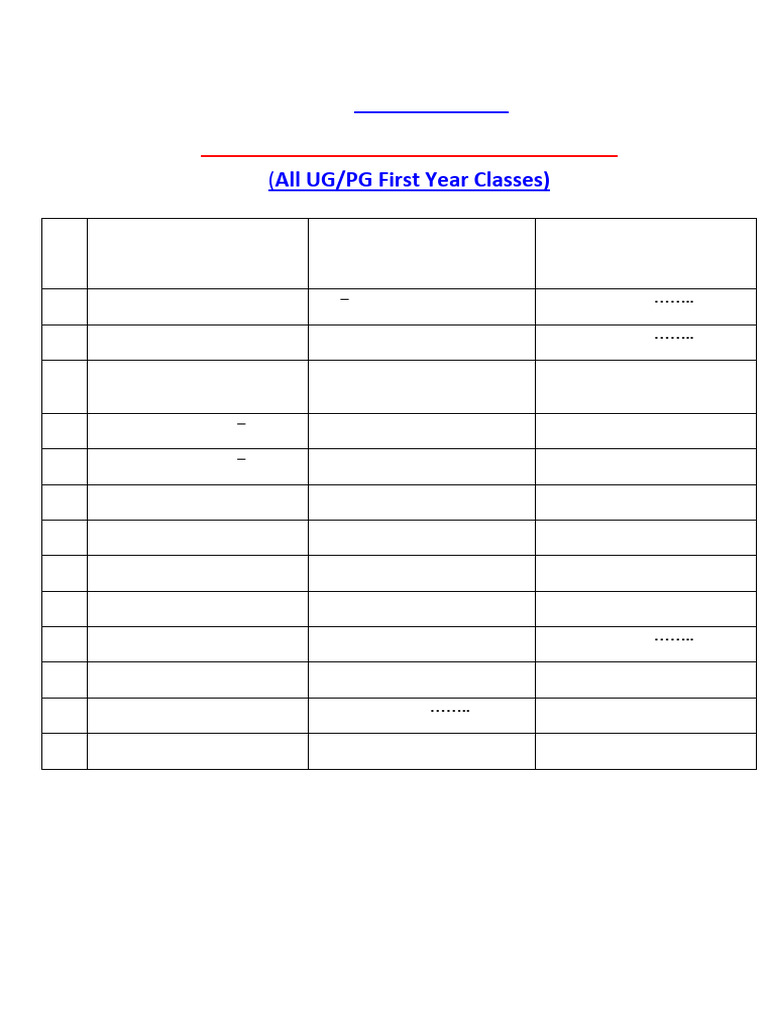 MITS Gwalior Academic Calendar 2021-2022 | PDF | Academic Term ...