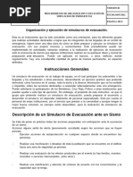 Protocolo de Simulacro | PDF | Simulación | Primeros auxilios